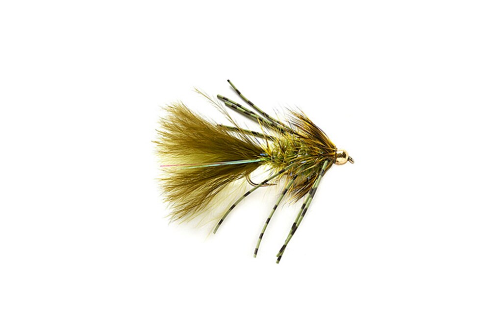 BH Rubber Leg Bugger - Olive — Little Forks Outfitters