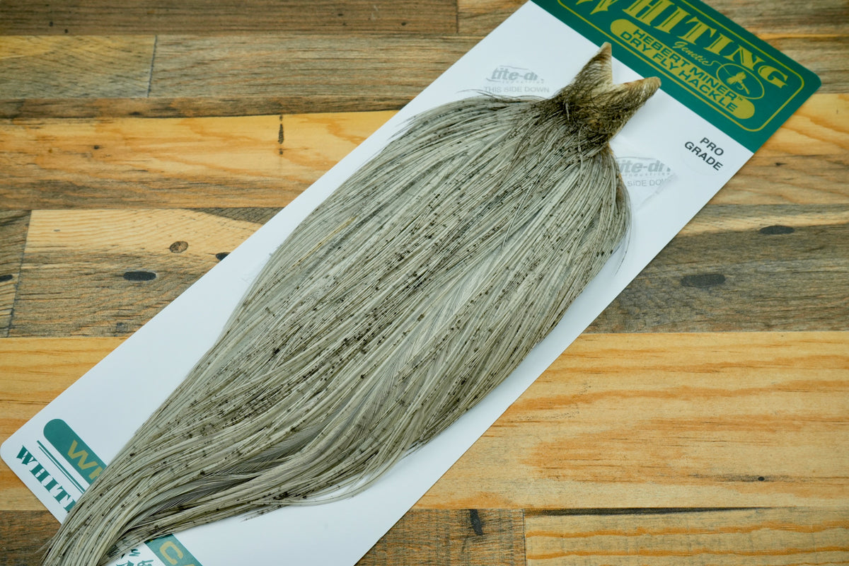 Whiting Hebert Pro Grade Light Grey Dun Cape #0143 — Little Forks ...