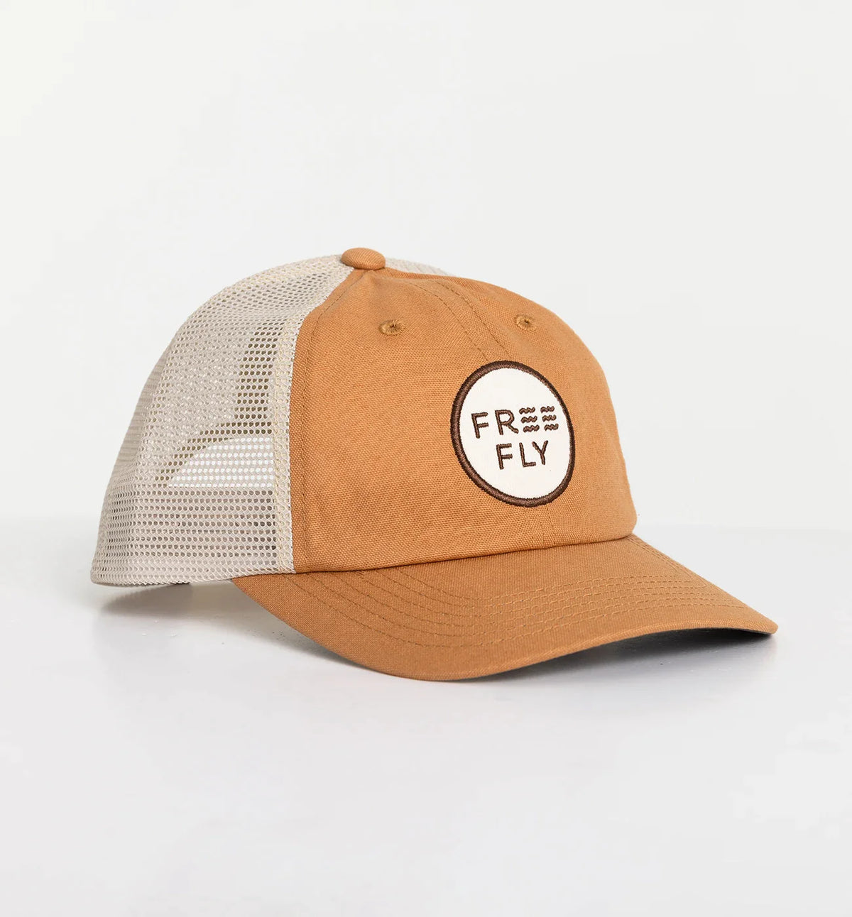 Free Fly Low Pro Badge Trucker Hat — Little Forks Outfitters
